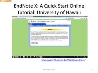 EndNote Workshop | PPTX