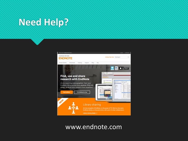 EndNote training for beginners(201411) ppt_upload | PPT