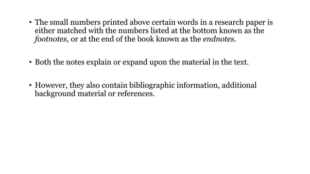 Endnote Vs Footnote Pptx