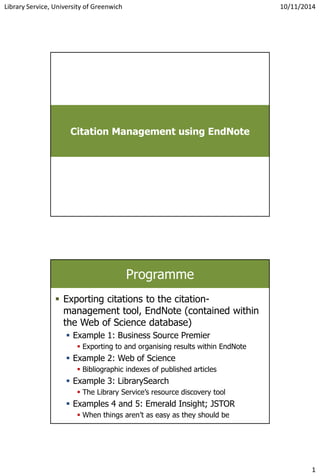 EndNote 2014 | PDF | Desktop Publishing | Computer Software and ...