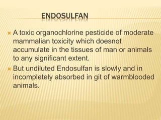 Endosulfan | PPT