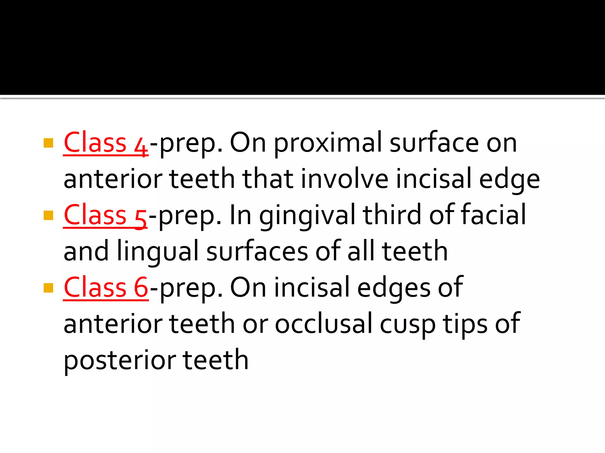 FUNDAMENTALS OF TOOTH PREPARATION (SUMMARY) | PPTX