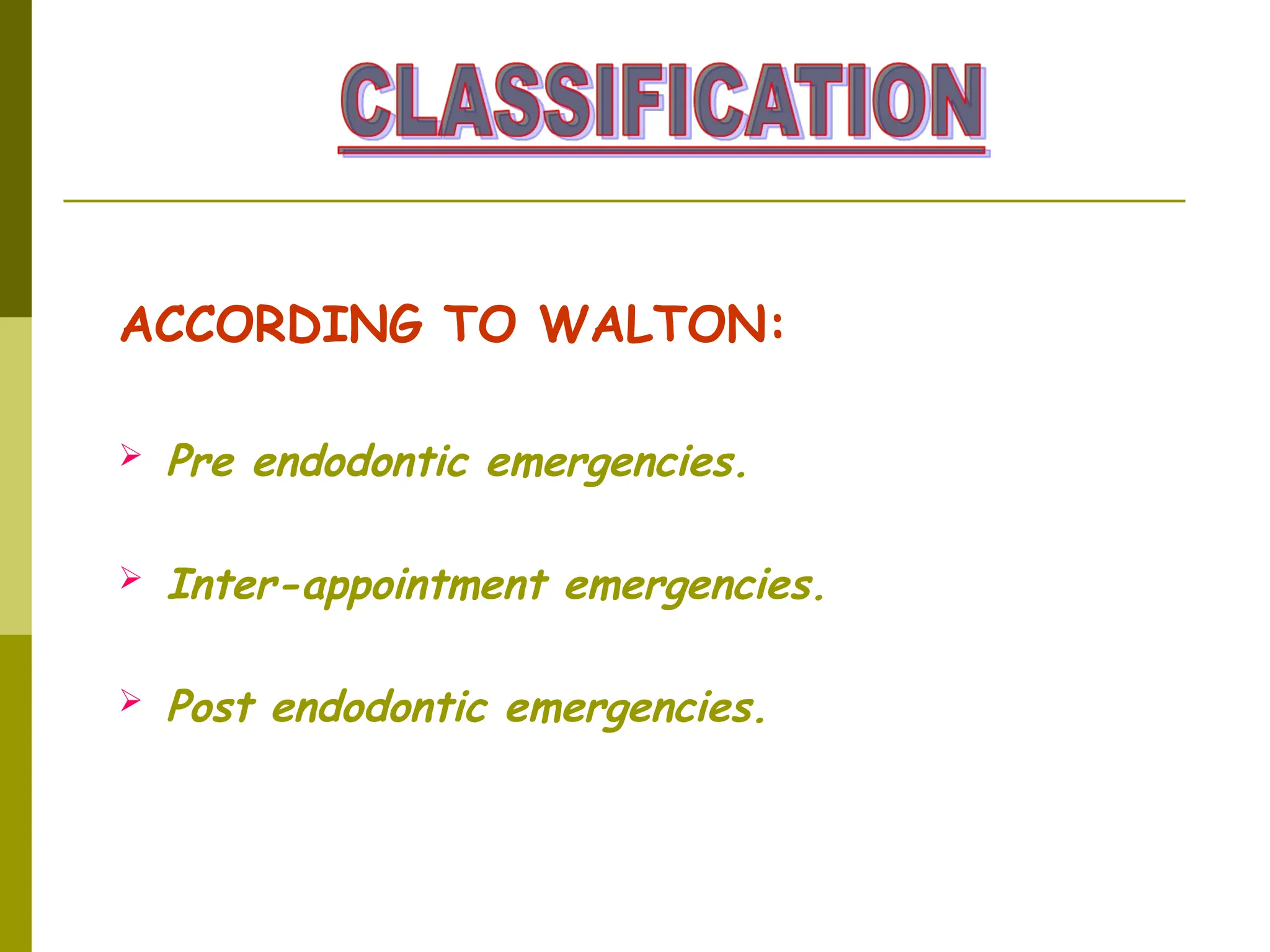 Endodontic Emergencies and their management | PPT