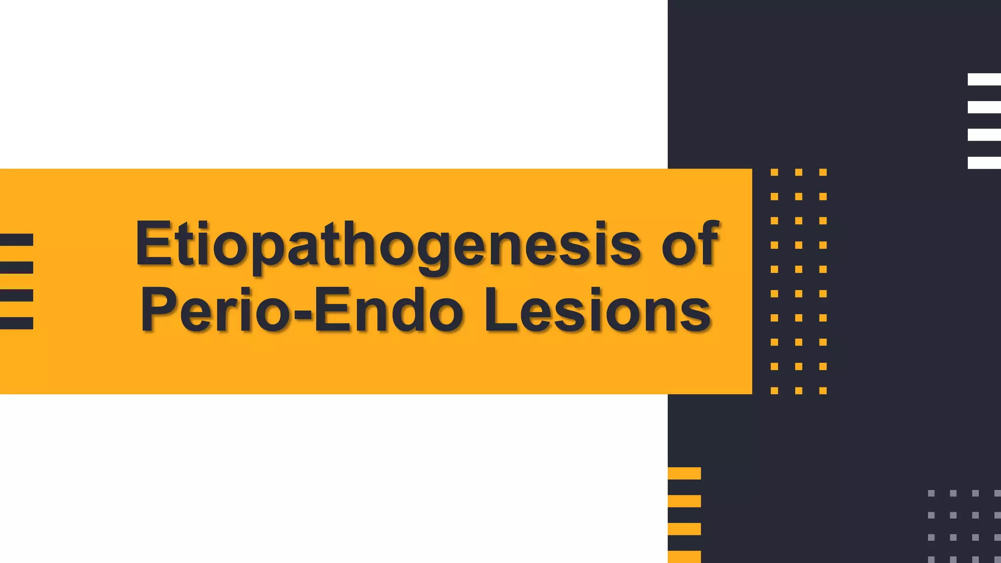 Endo Perio Lesions | PPTX