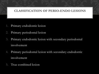 Endo-Perio relationship | PPTX