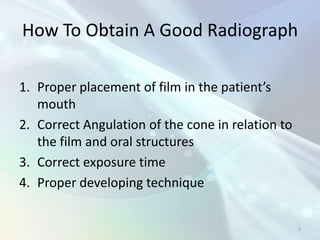 Radiology in Endodontics | PPTX