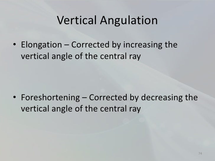 Radiology in Endodontics
