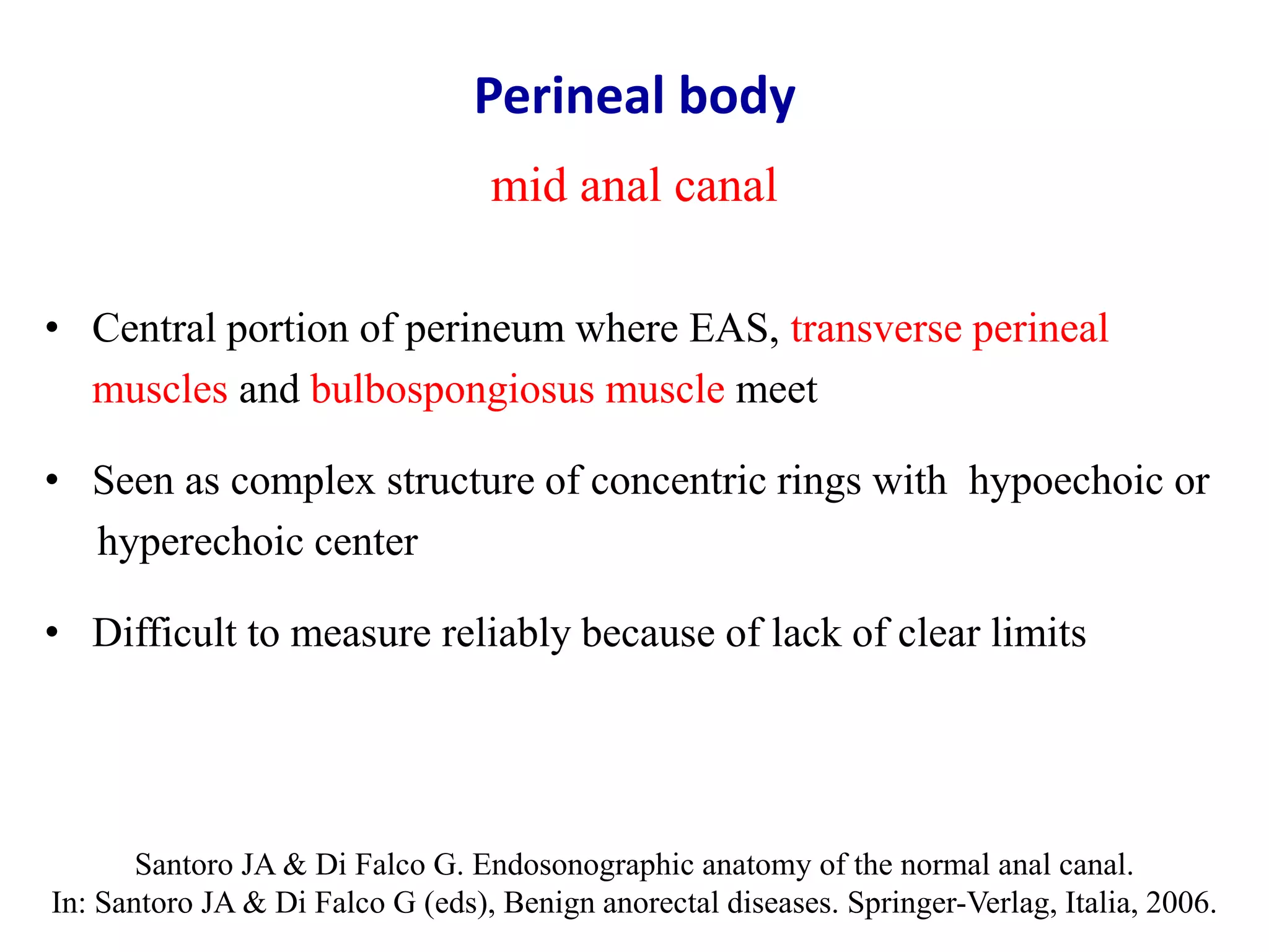 Endoanal ultrasound in anal diseases | PPTX