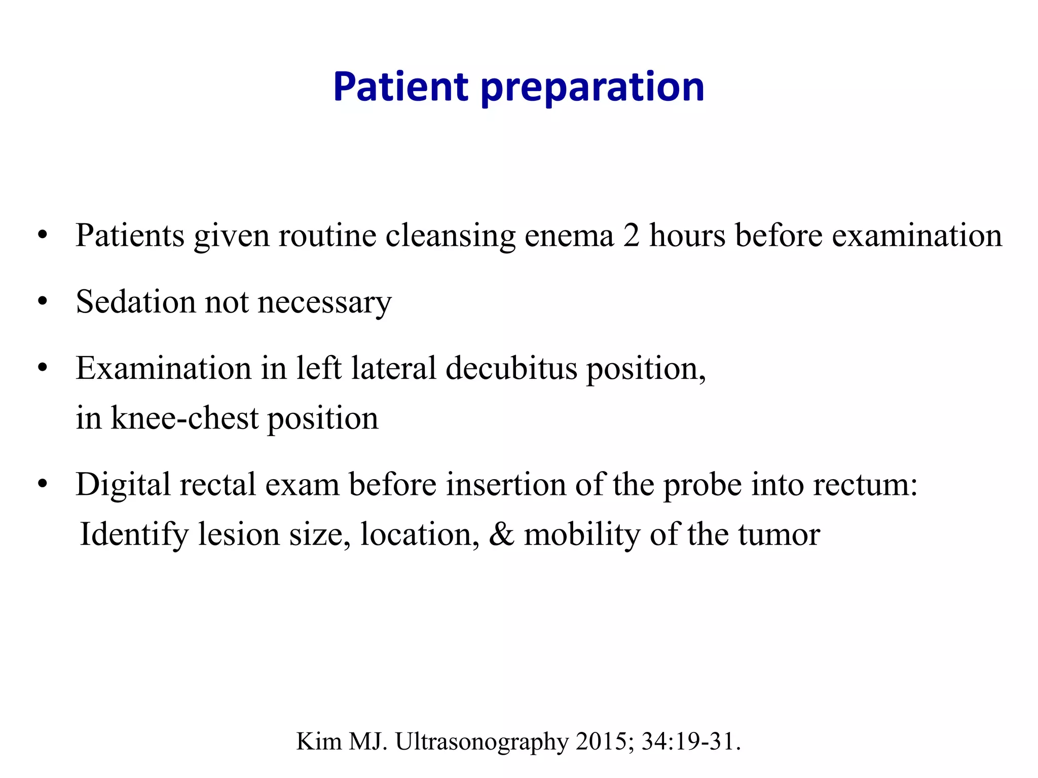 Endoanal ultrasound in anal diseases | PPTX