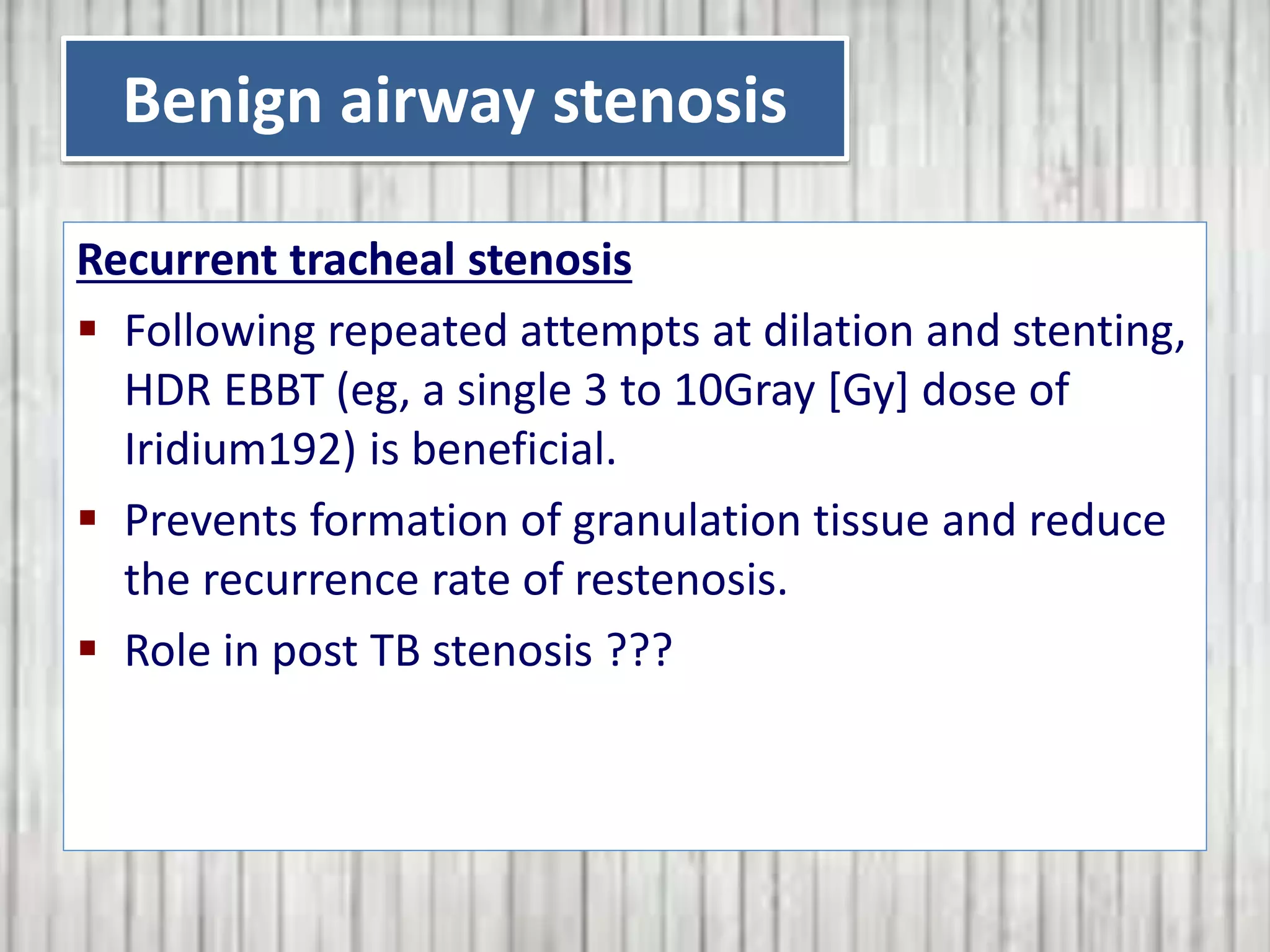 Endobronchial Brachytherapy by Dr.Tinku Joseph | PPTX