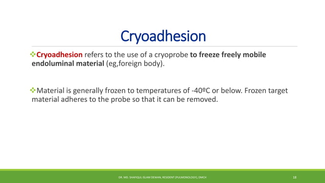 Endobronchial Cryotherapy.pptx