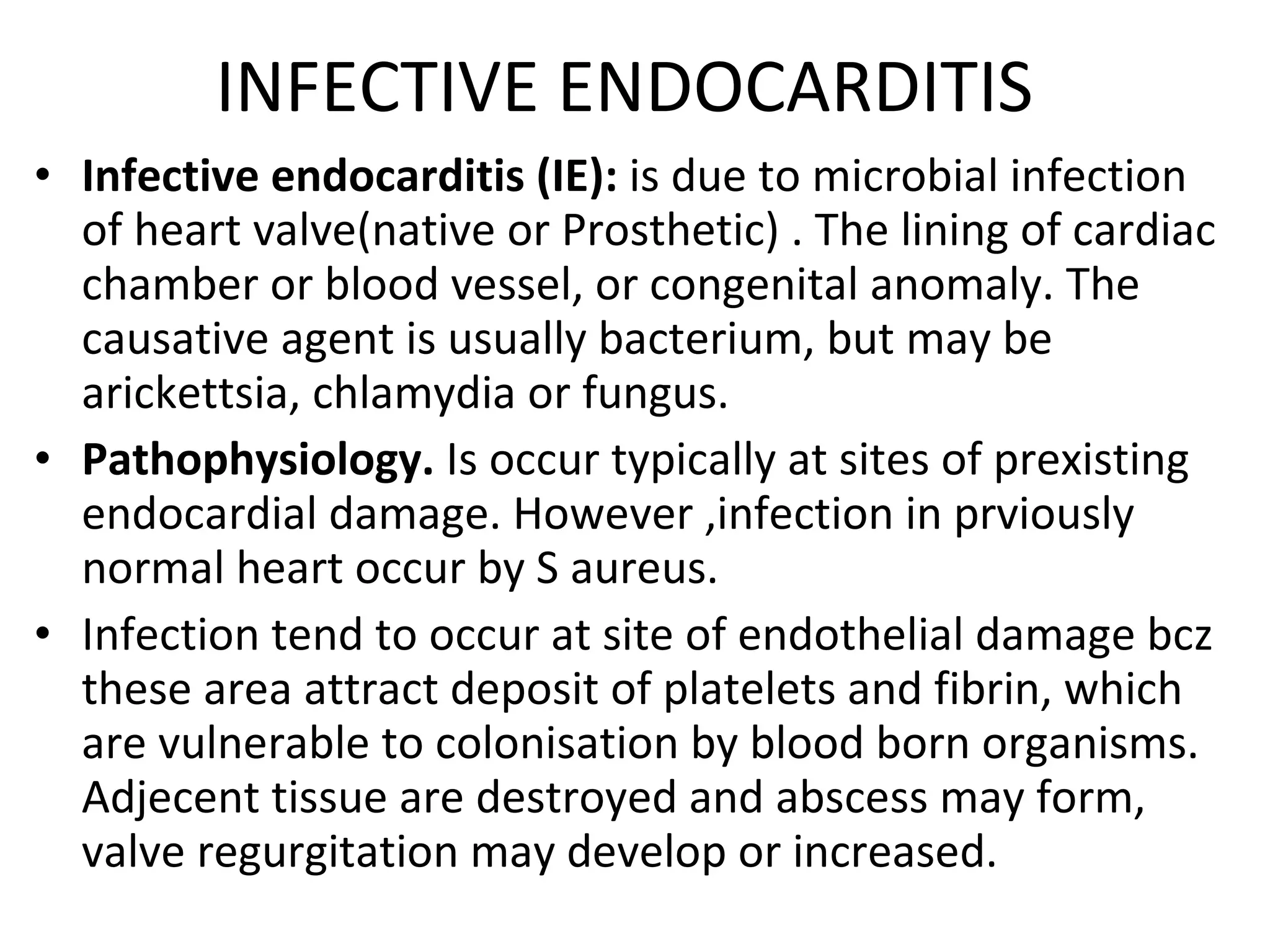 Endocarditis | PPT