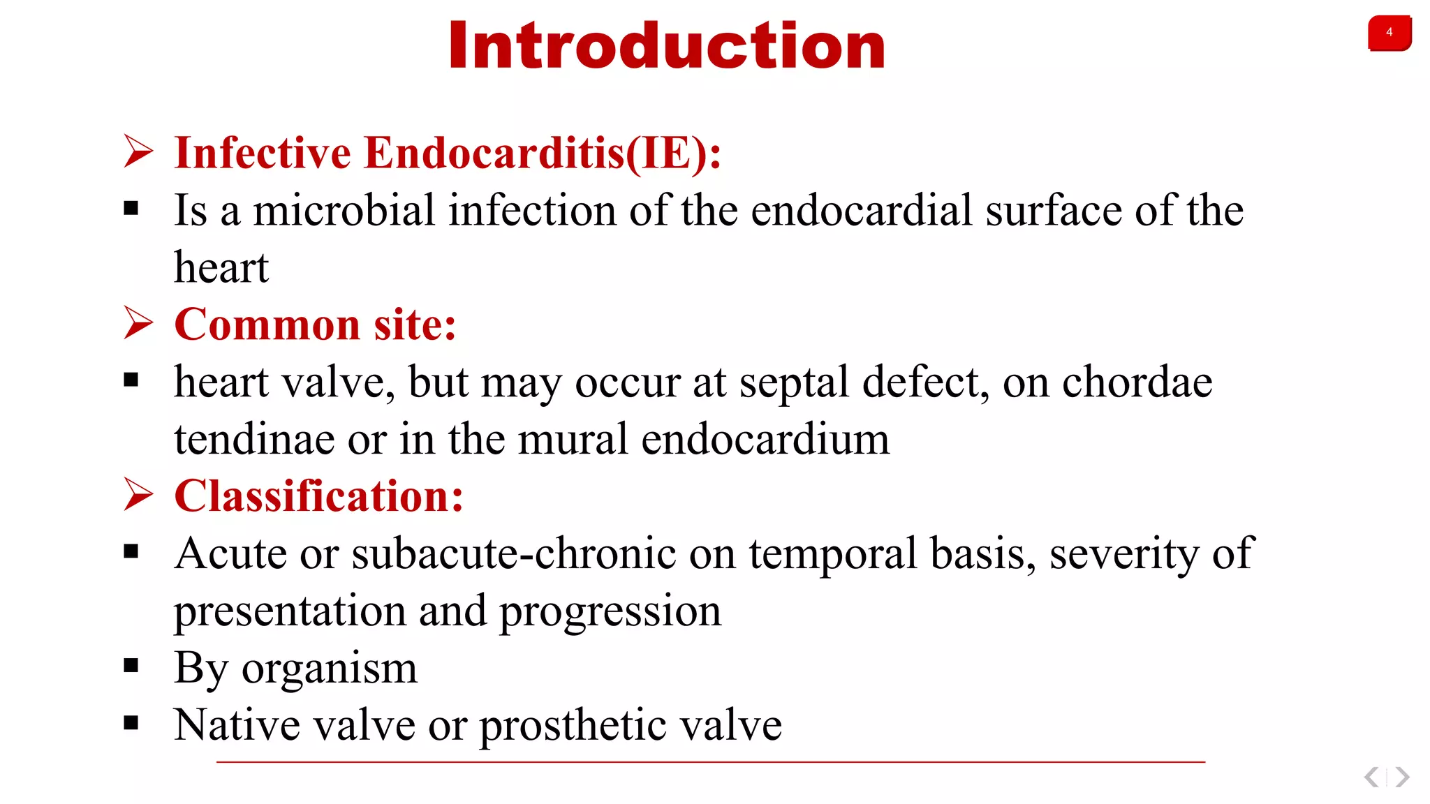 Infective Endocarditis | PPTX