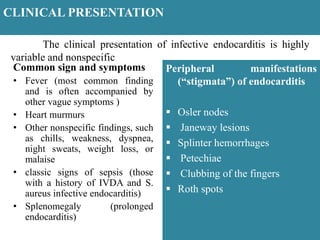 ENDOCARDITIS | PPTX