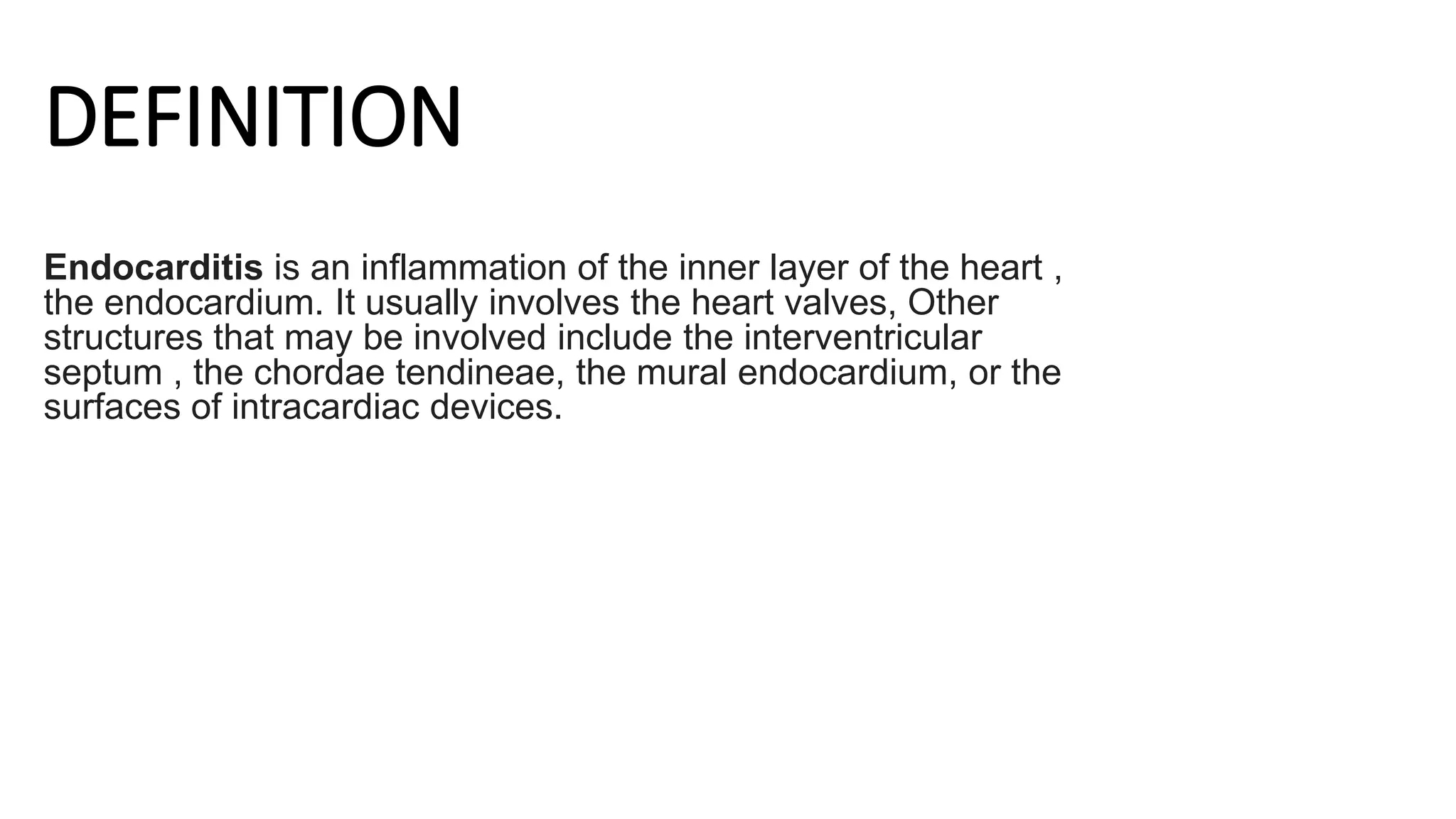 Endocarditis | PPTX