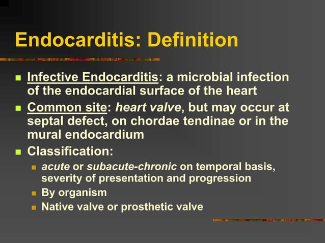 Endocarditis.ppt | Free Download
