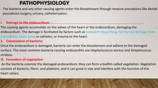 endocarditis.pptx | Heart and Cardiovascular Diseases | Diseases and ...