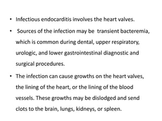 Infective Endocarditis (IE) Lecture pptx | PPTX
