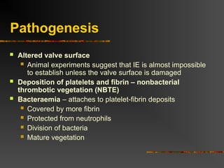 ENDOCARDITIS.presentation slides for medicine | PPT
