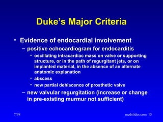 Current Update on treatment of endocarditis | PPT | Heart and ...