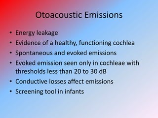 Endocochlear potential | PPTX