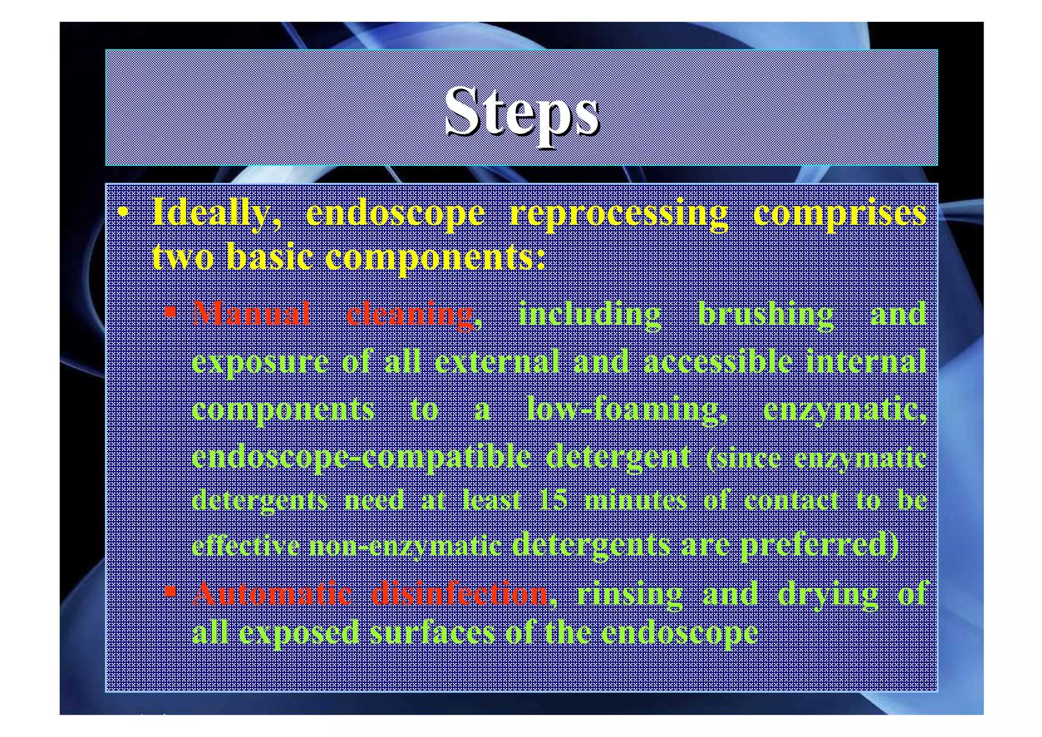 Endocopic disinfection | PDF