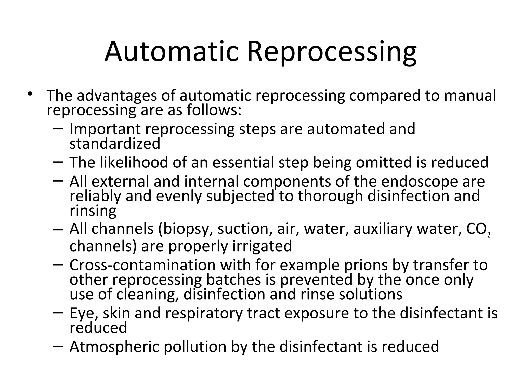 Practice Guidelines Endocopic disinfection & Reprocessing | PPT