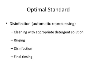 Practice Guidelines Endocopic disinfection & Reprocessing | PPT