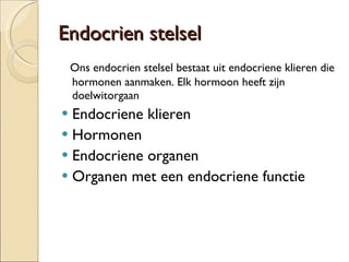 Endocrienstelsel C Bosman 1 Ba T Pao | PPT | Endocrine and Metabolic ...