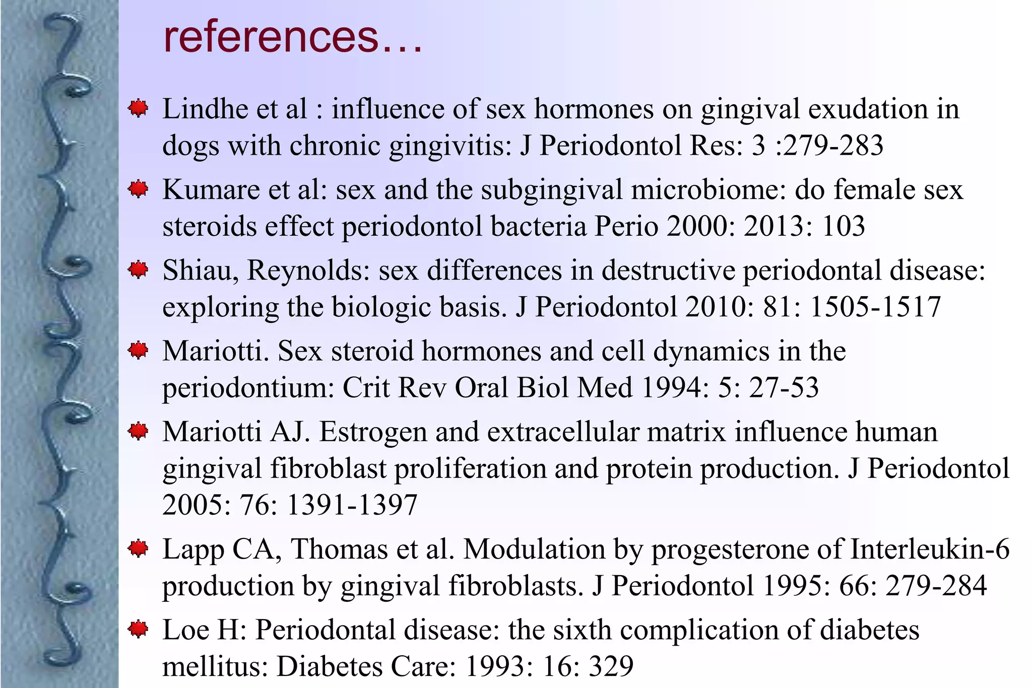 Endocrine influence on periodontium | PPTX
