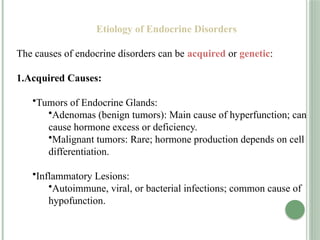 endocrine system in human body pathophysiology | PPTX