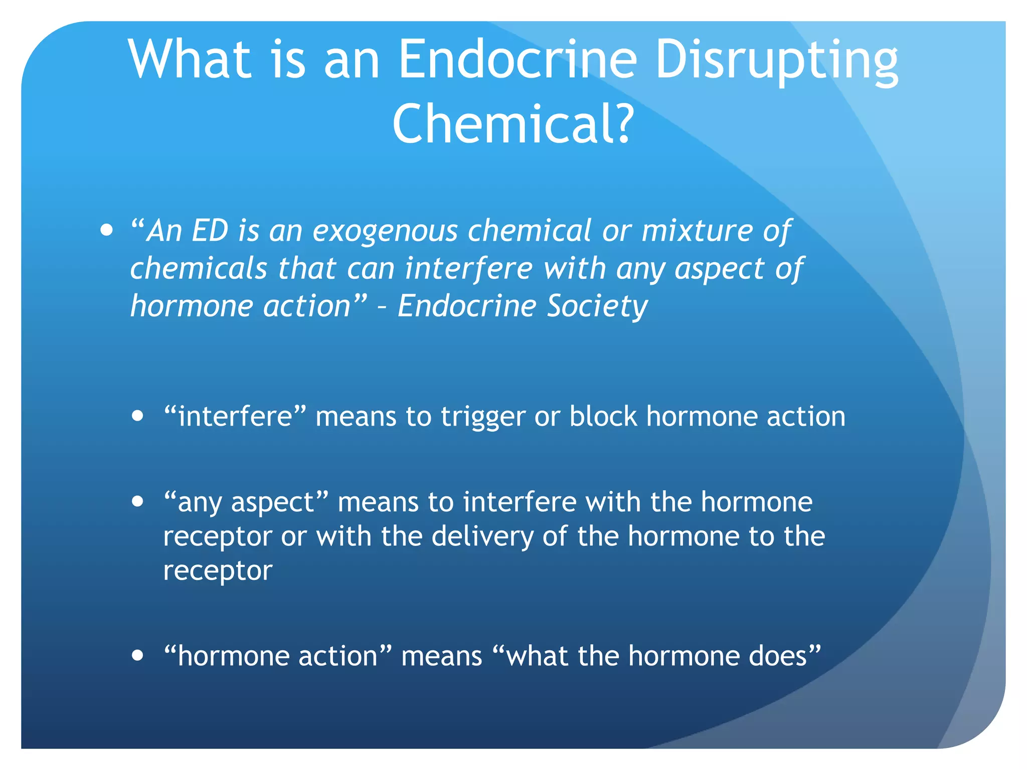 Endocrine disruptors in the healthcare sector | PPTX | Thyroid ...