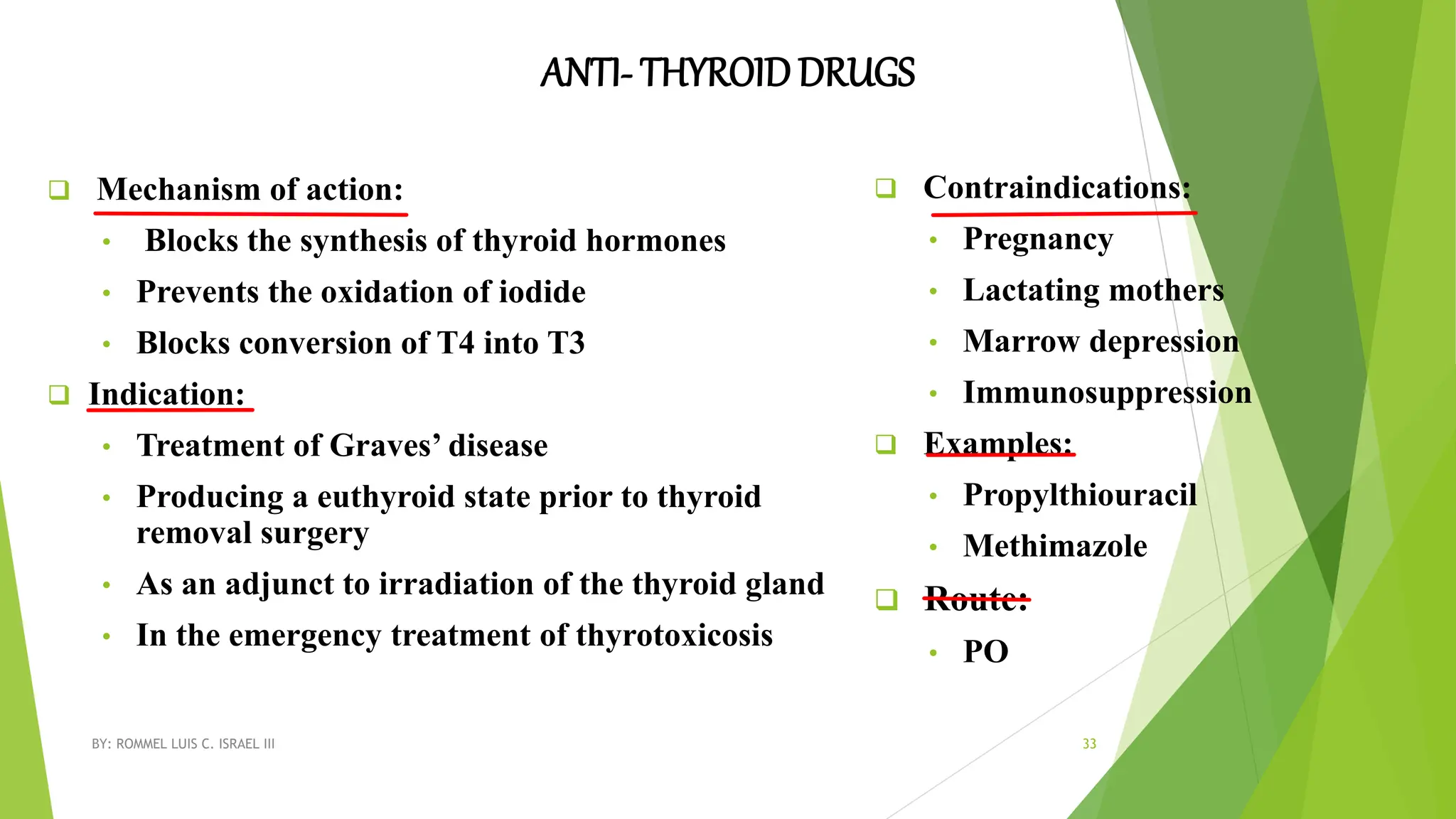 DRUGS USED IN ENDOCRINE DISORDERS | PPTX