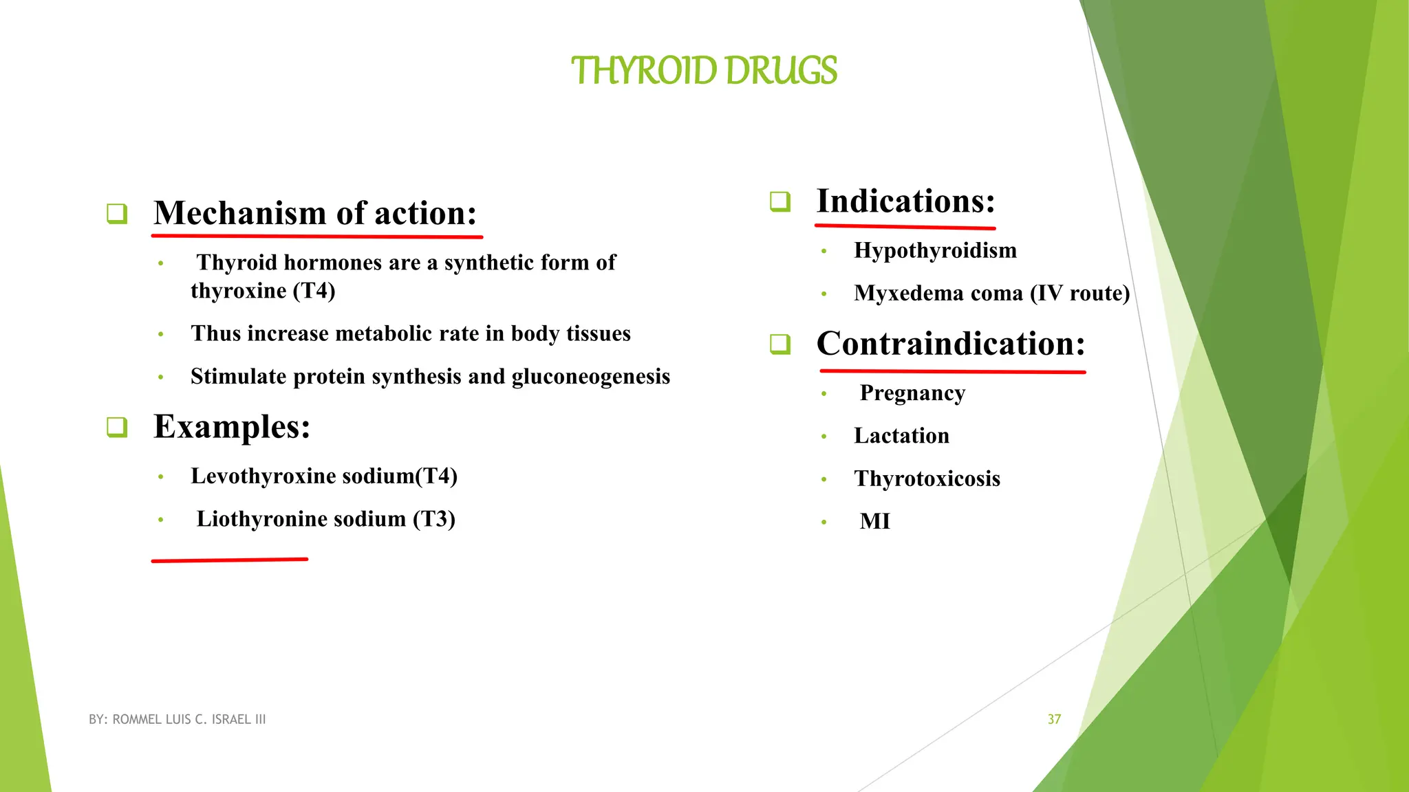 DRUGS USED IN ENDOCRINE DISORDERS | PPTX