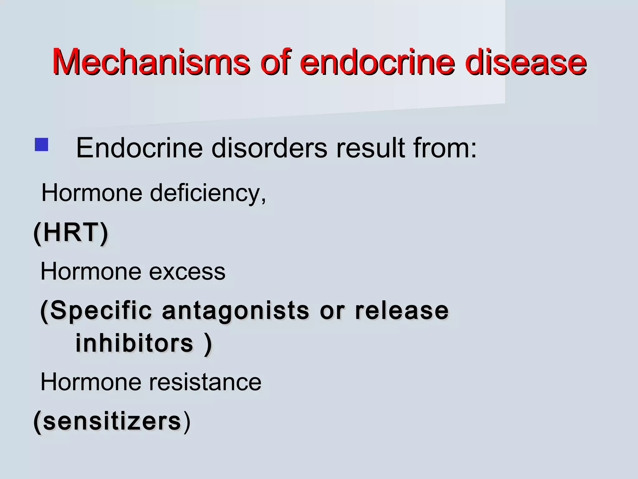 Endocrine pharmacology in Brief | PPT