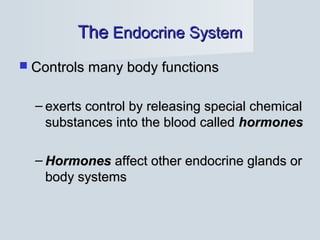 Endocrine pharmacology in Brief | PPT