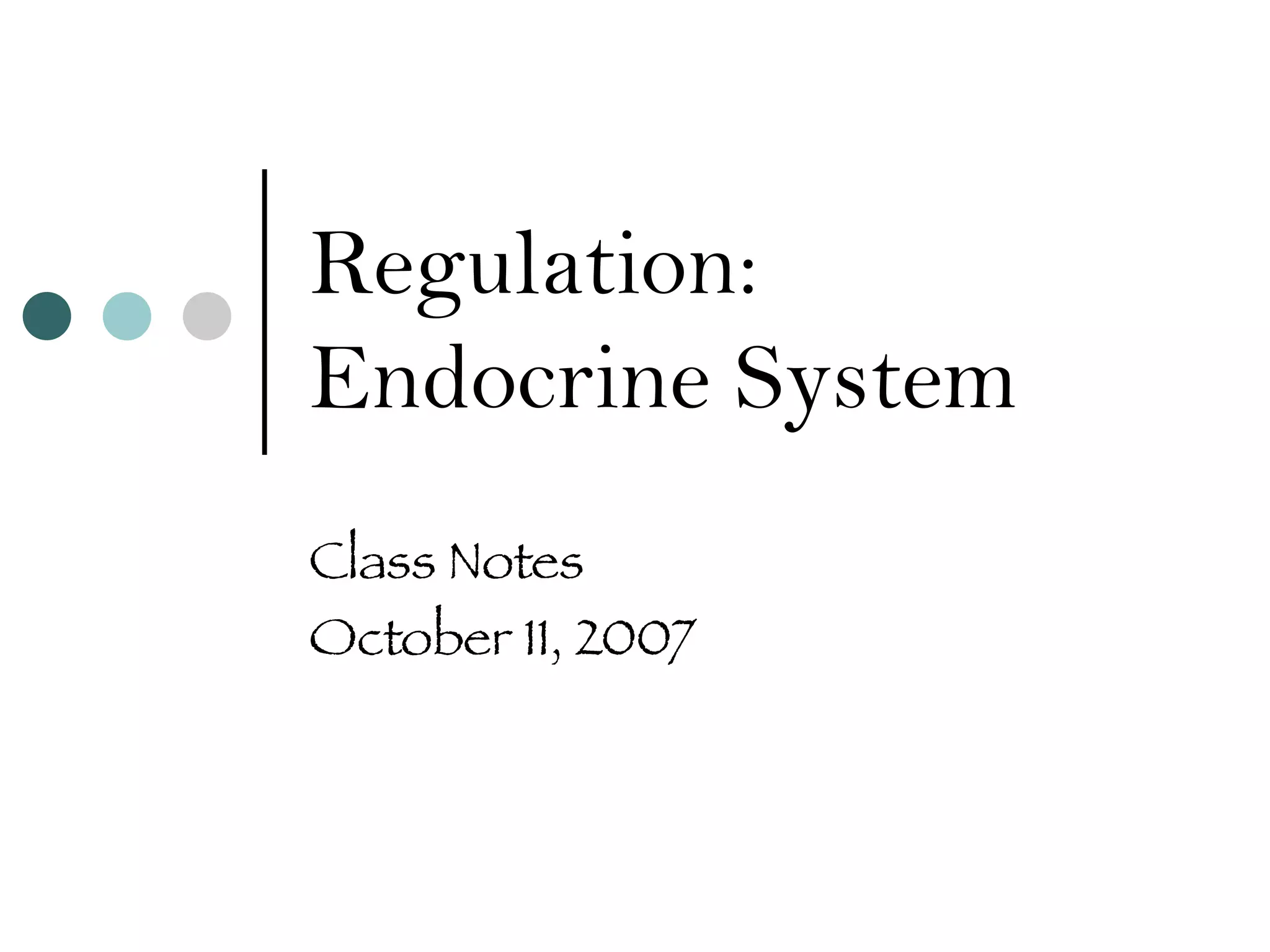 Endocrine System | PPT