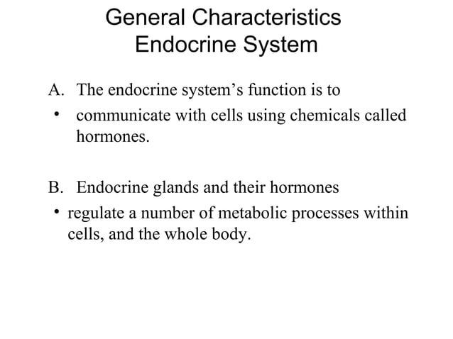 Endocrine system-outline-of-major-players1556 | PPT