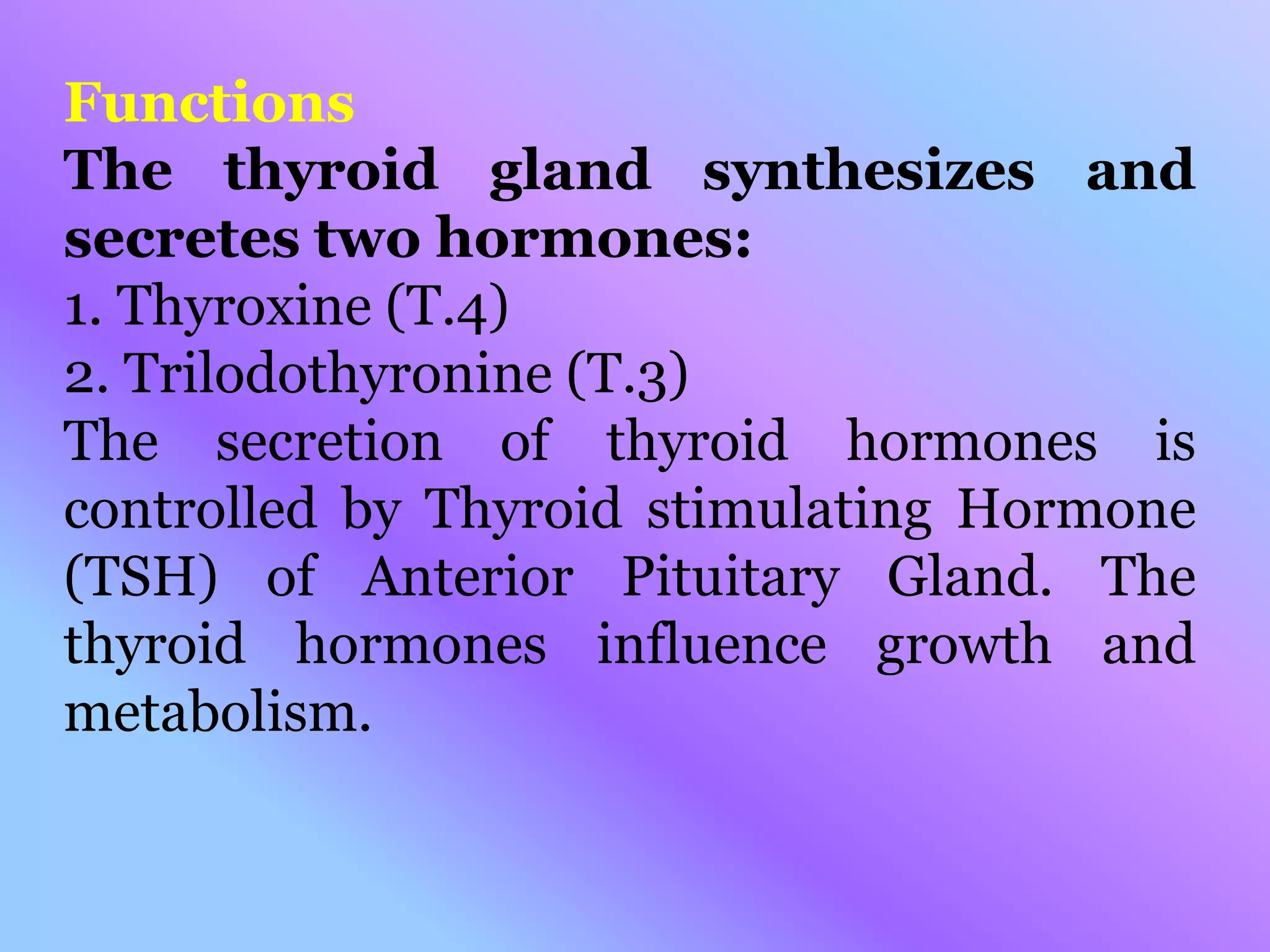 Endocrine Glands (Structure and Function) | PPTX