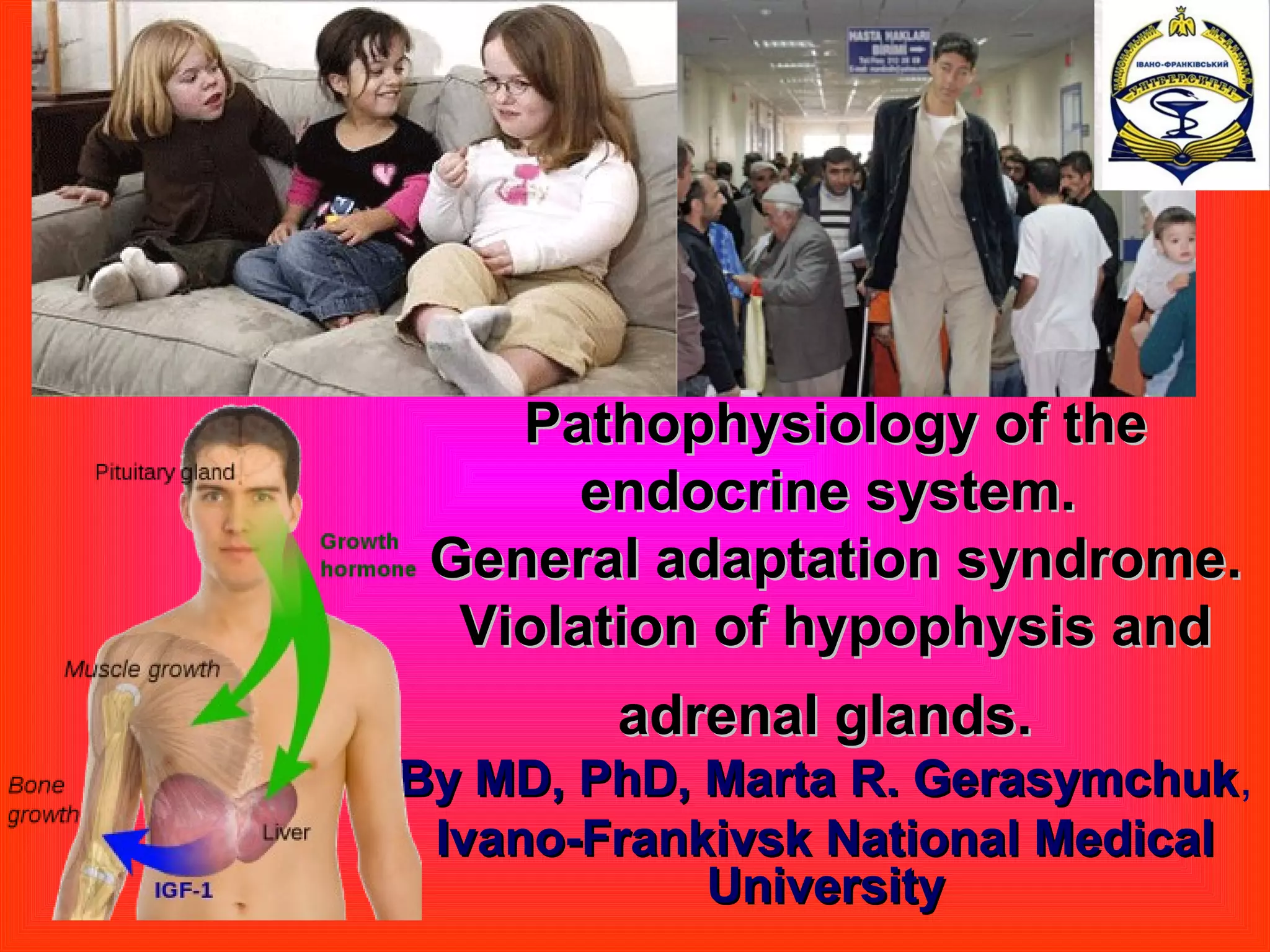 Pathophysiology of the endocrine system. General adaptation syndrome ...