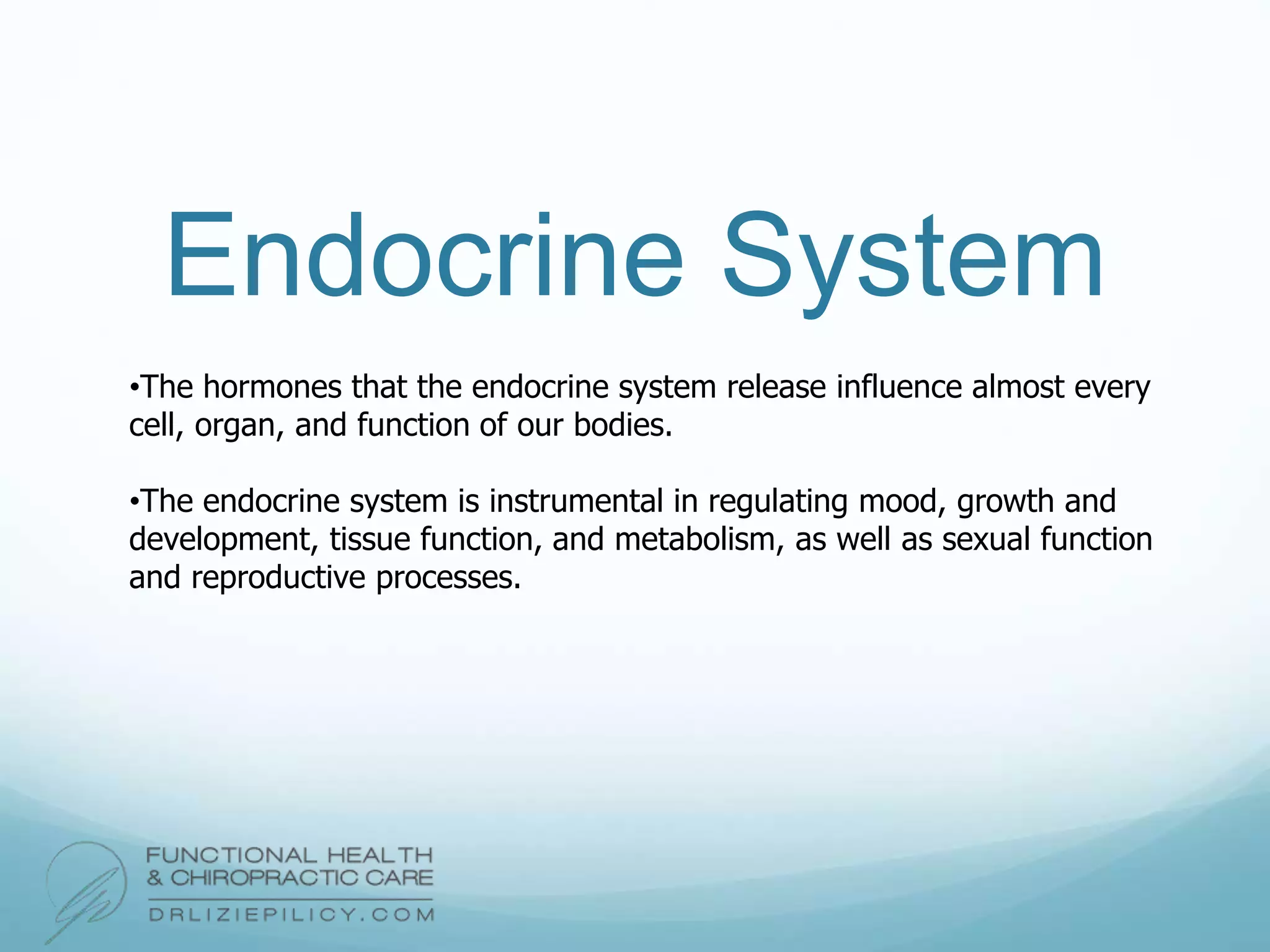 Endocrine and Lymphatic System | PPTX