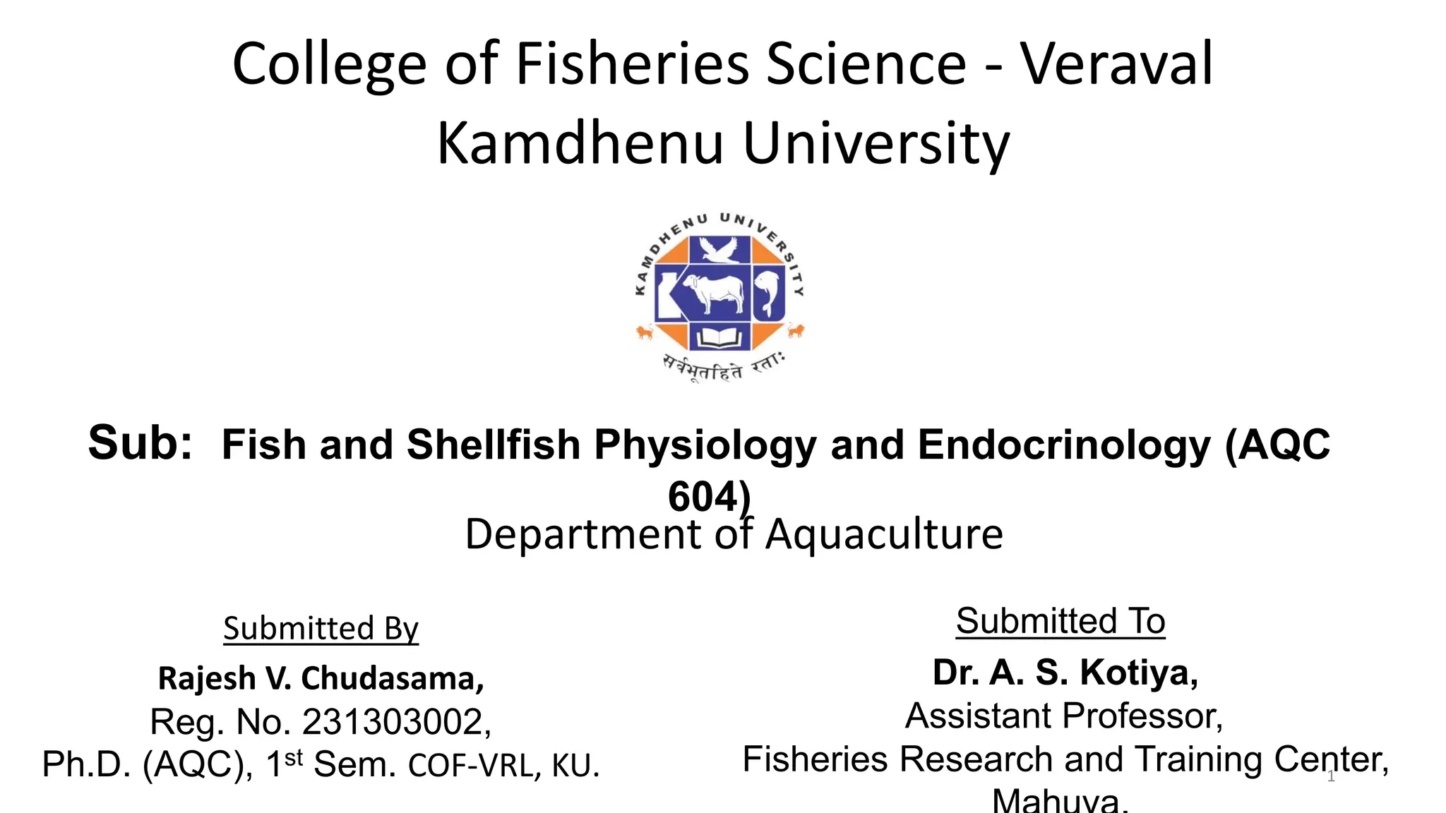 Endocrine control of maturation, spermatogenesis, Oogenesis, Spawning ...