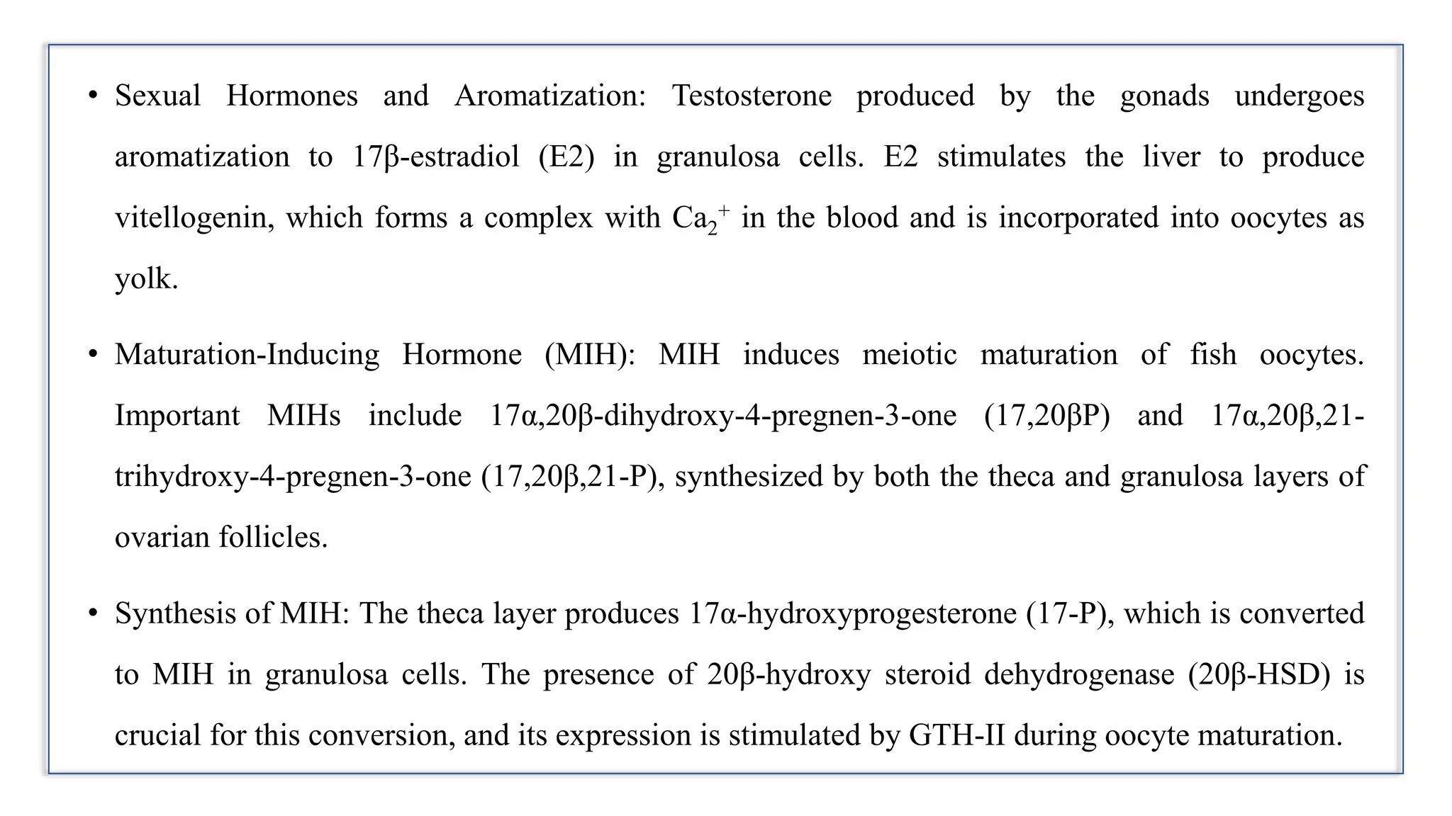 Endocrine control of maturation, spermatogenesis, Oogenesis, Spawning ...