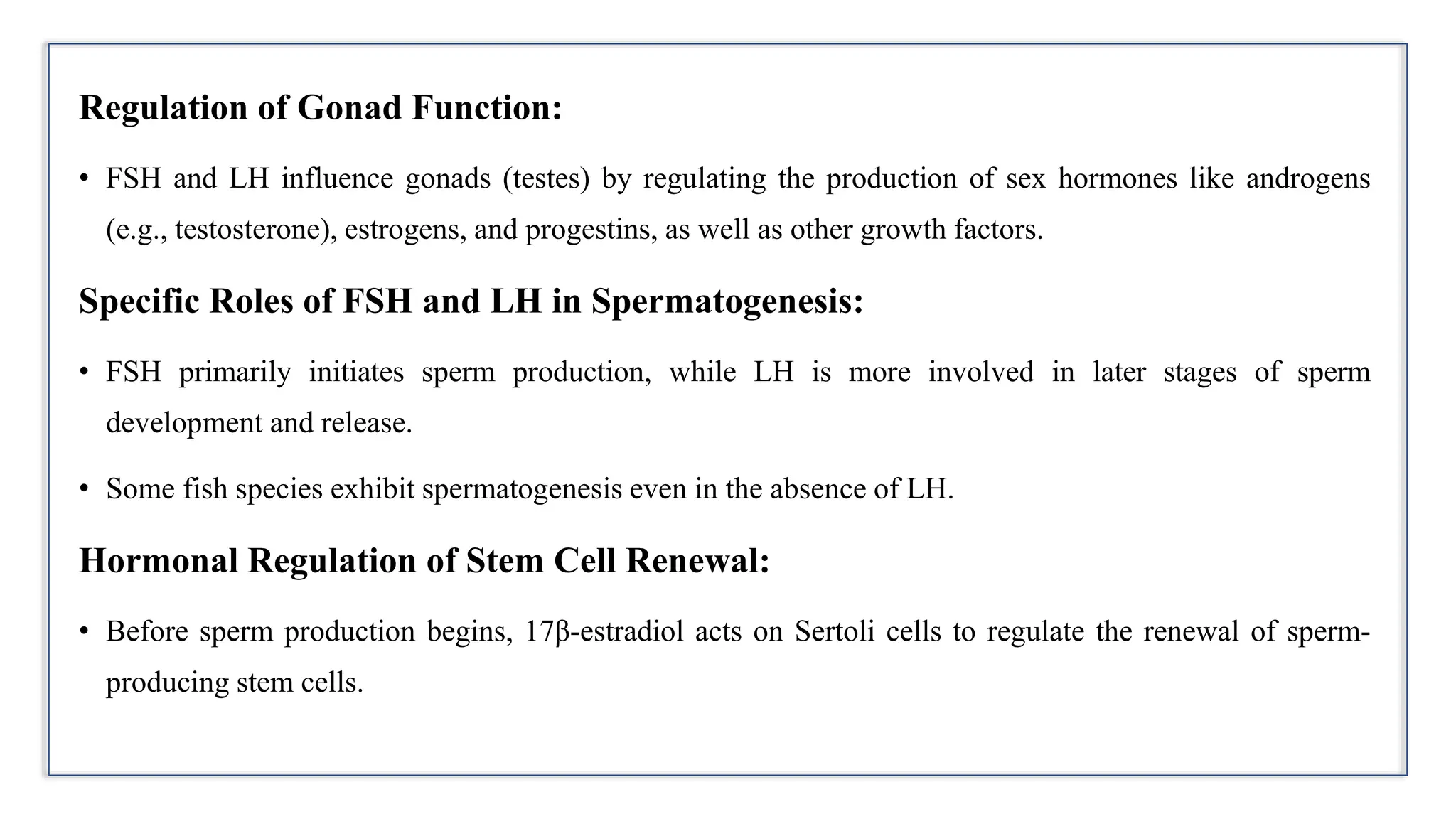 Endocrine control of maturation, spermatogenesis, Oogenesis, Spawning ...