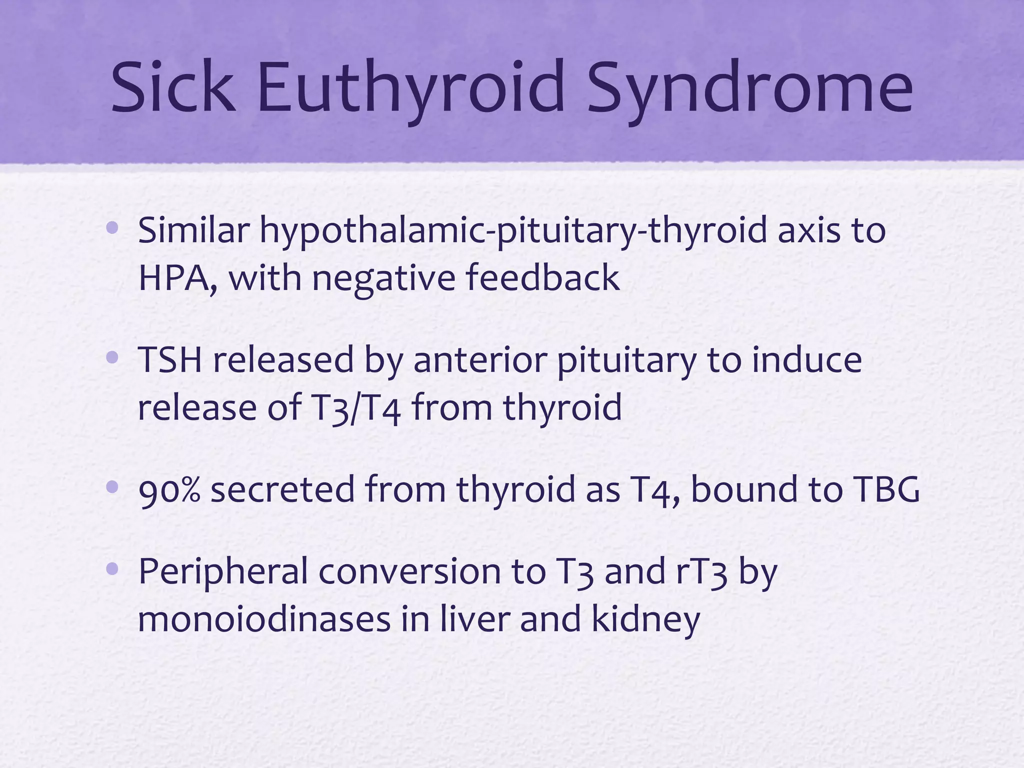 Endocrine changes in critical care | PPT