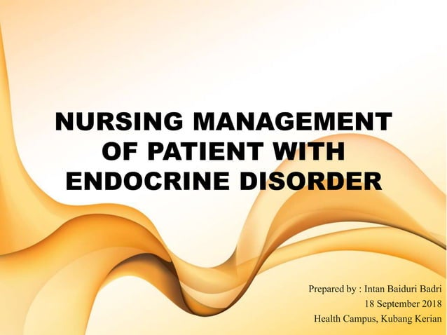 Endocrine disorder | PPTX