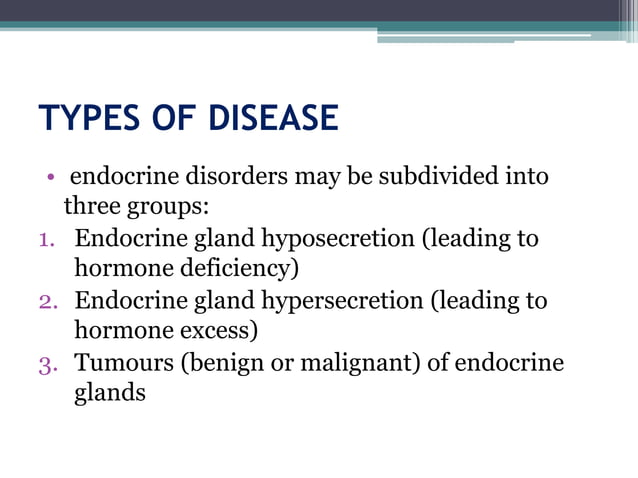 Endocrine disorders | PPTX | Endocrine and Metabolic Diseases ...