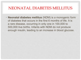 Transitory endocrine and metabolic disorders specific to newborn | PPTX
