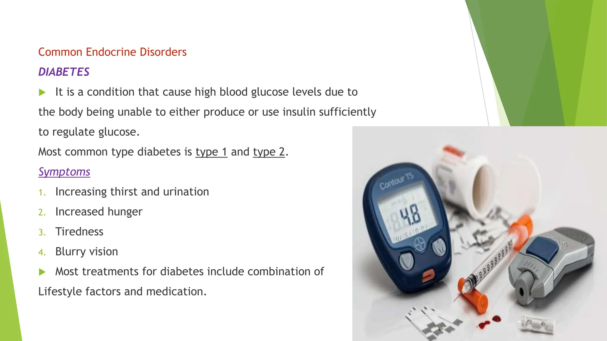 endocrine disorders.ppt presented by gayathrimaripandiyam | PPTX