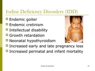 Endocrine disorders for bams final year study | PPT